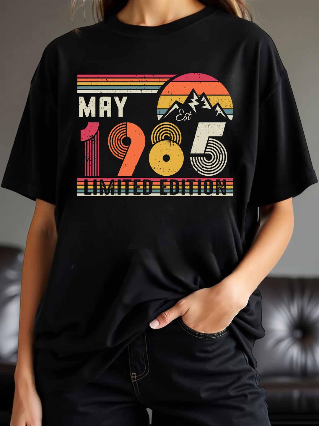 Retro 1985 T-shirt, 1985 Birthday Sweatshirt Sweater, 1975 1985 ...