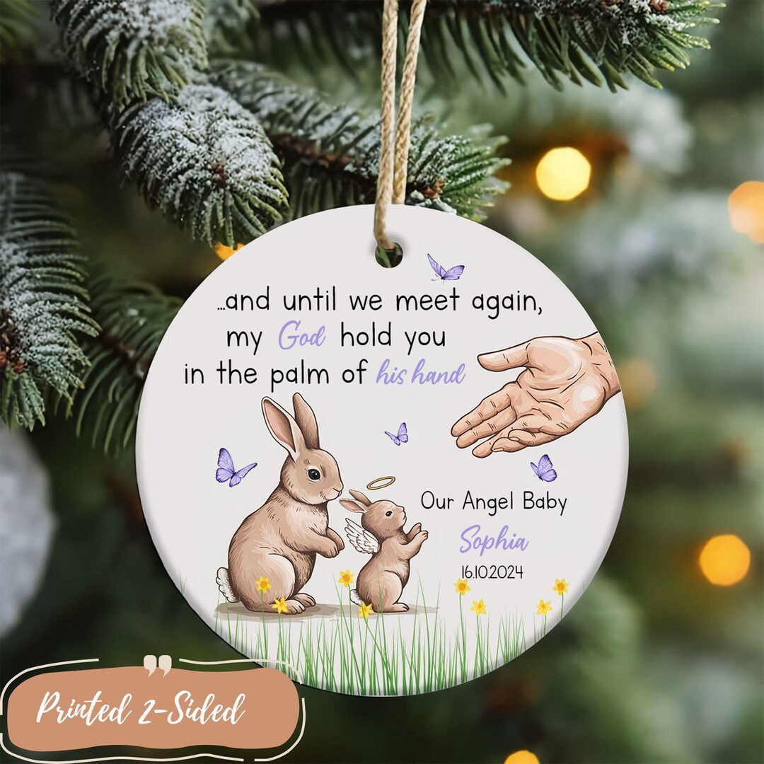 Personalized Miscarriage Ornament 2 Side, Baby Memorial Ornament,infant ...