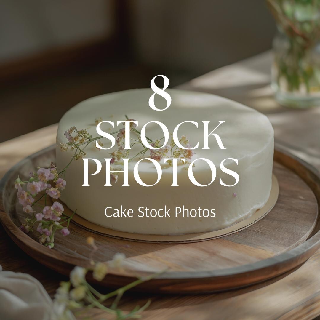 Cake Stock Photo Bundle Stock Image Boho Lifestyle Image Aesthetic ...