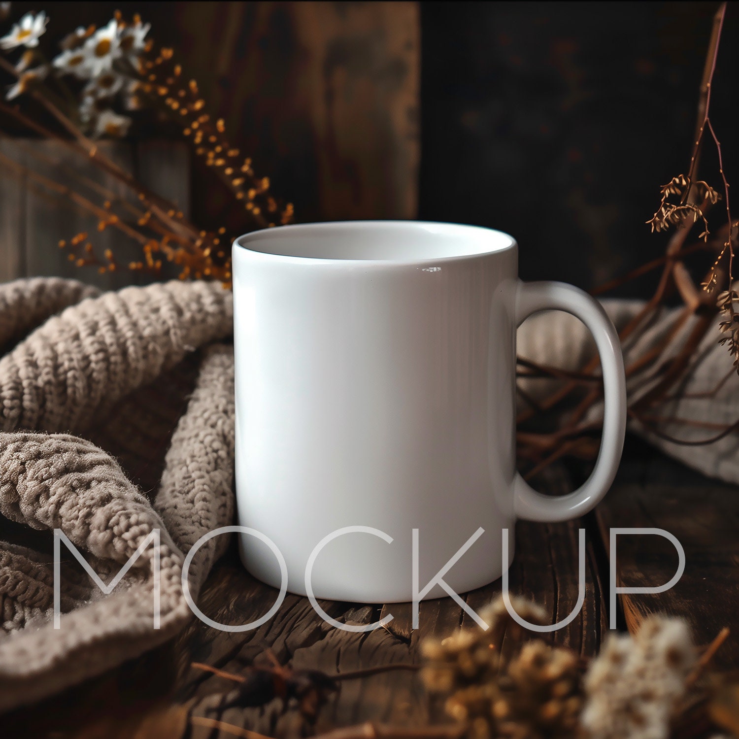 White Mug Mockup Coffee Mug Mockups Bundle Boho Aesthetic PSD Mug Mock ...