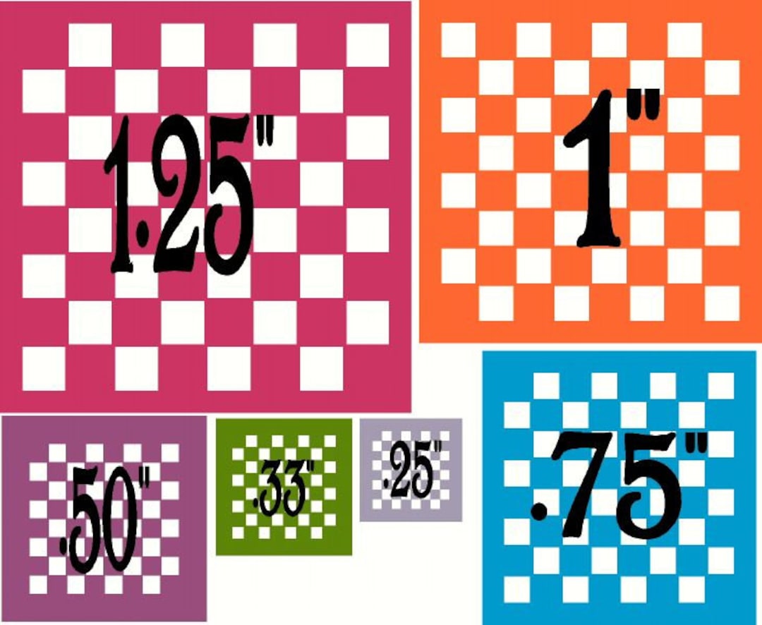 Multi Size Checker Board REUSABLE STENCIL, Gameboard Reusable Stencil ...