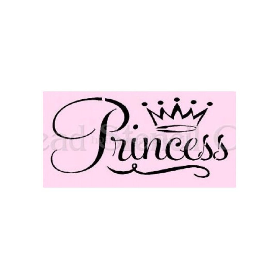 STENCIL, 5058 O 6"x12", Princess, Stencil, Painting Template, Craft ...