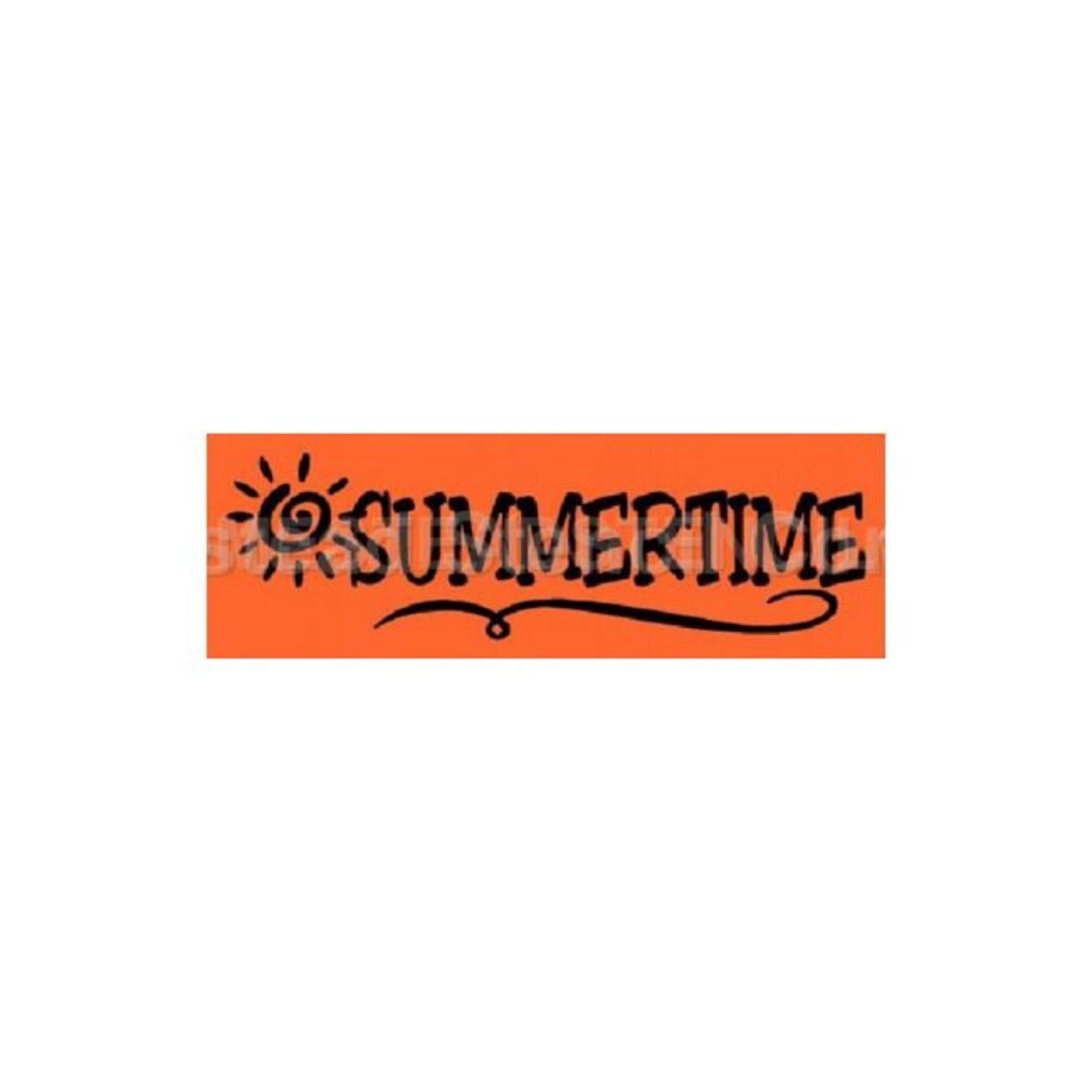 STENCIL, 5373 A, 4"x12", Summertime, Template, Craft Stencil, DIY ...