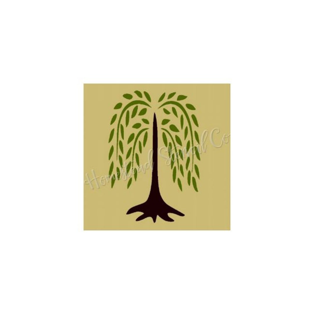 STENCIL, 7459 I, 10"x10", Willow Tree, Painting Template, Craft Stencil ...