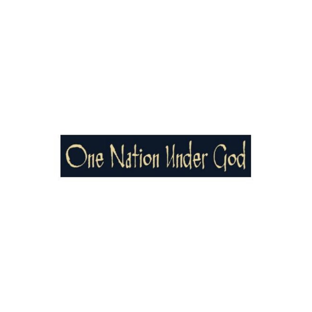 STENCIL, 4909 B, 4"x18", One Nation Under God, Painting Template, Craft ...