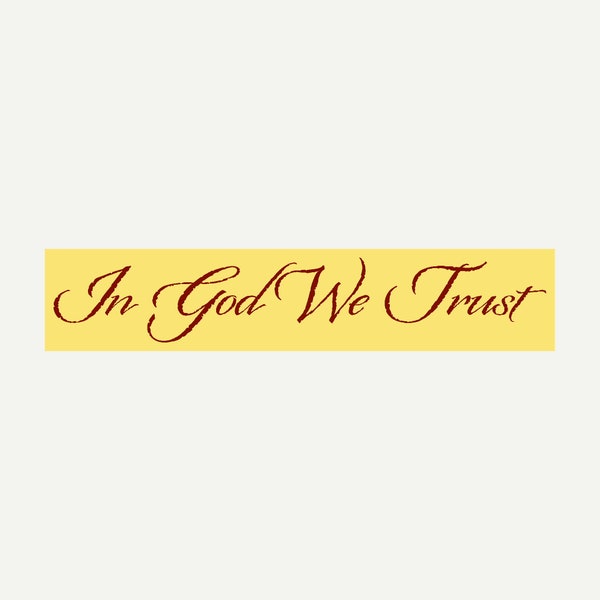 Trust God Sign - Etsy