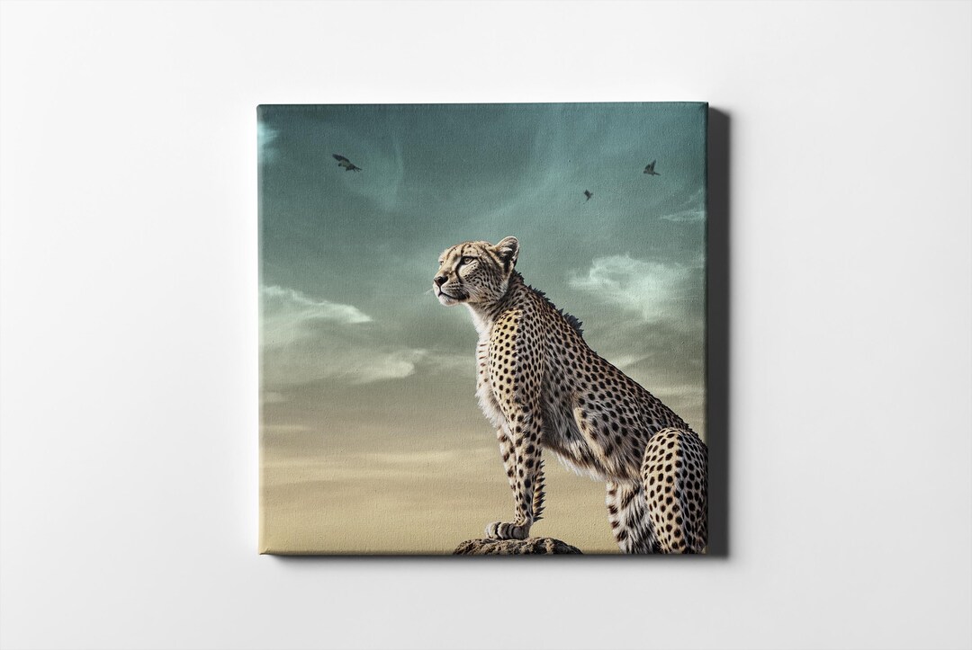 Cheetah – African Art Print for Children's Rooms | Canvas, Acrylic ...