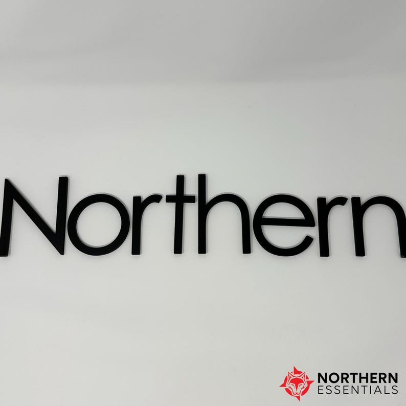 Custom Premium Textured 3D Printed Letters, Modern Font, Personalized ...