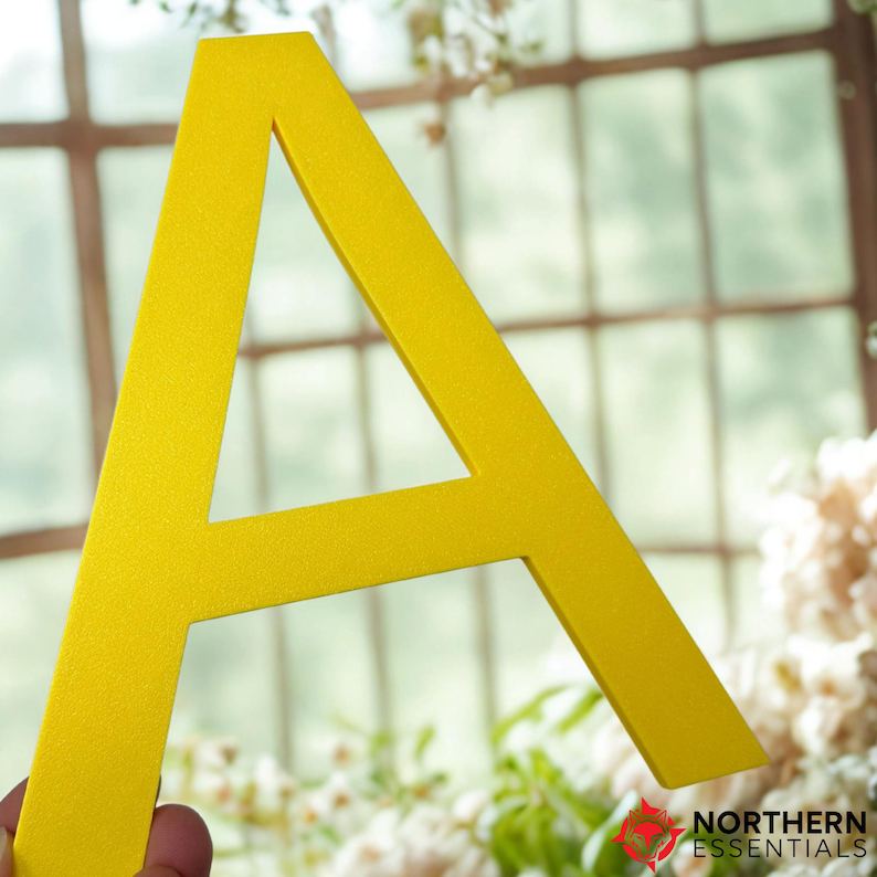 Custom Premium Textured 3D Printed Letters, Modern Font, Personalized ...