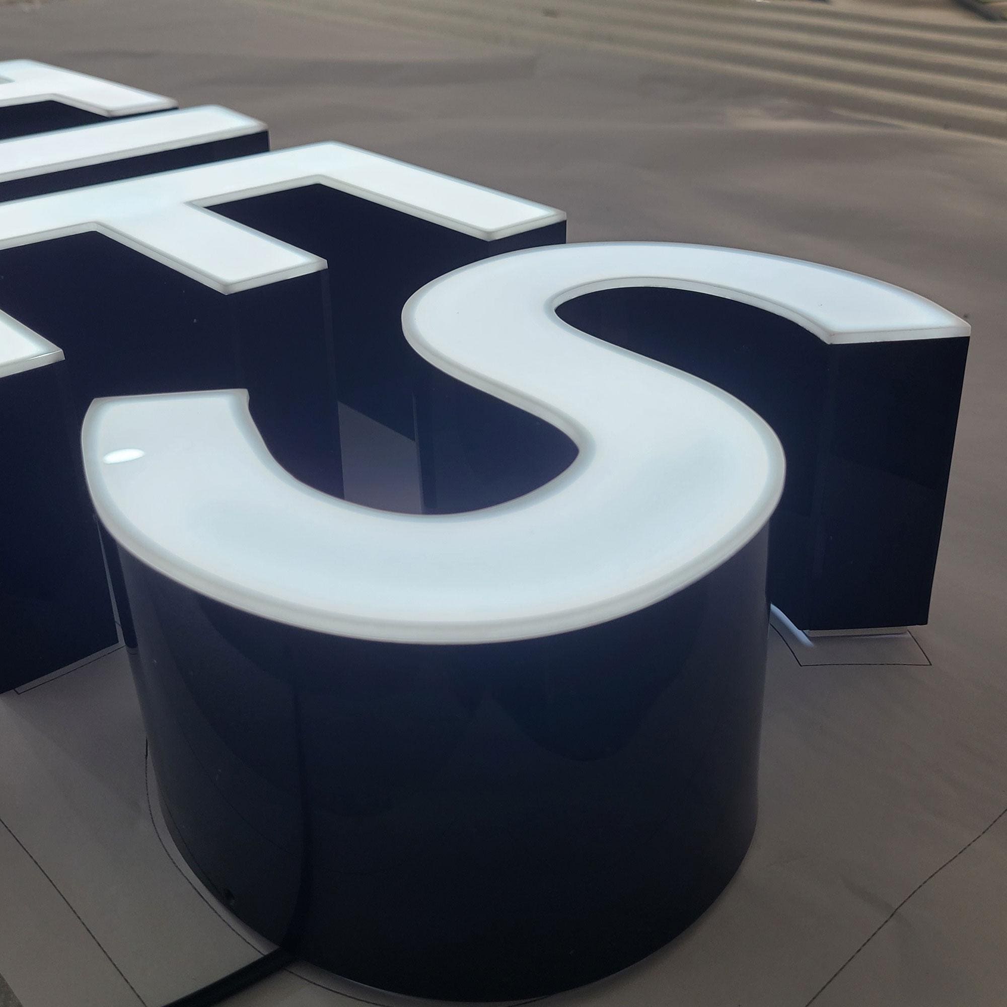 Custom Acrylic Channel Letters – Front-lit With Polished Edges ...