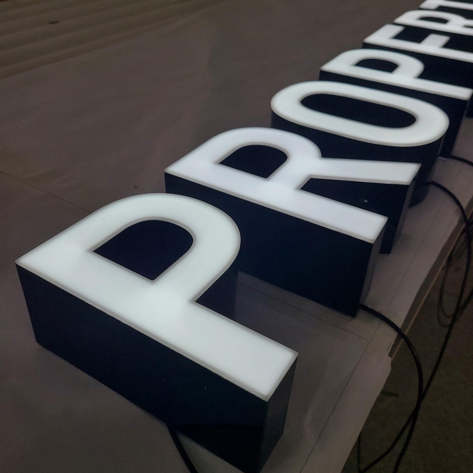 Custom Acrylic Channel Letters – Front-lit With Polished Edges ...