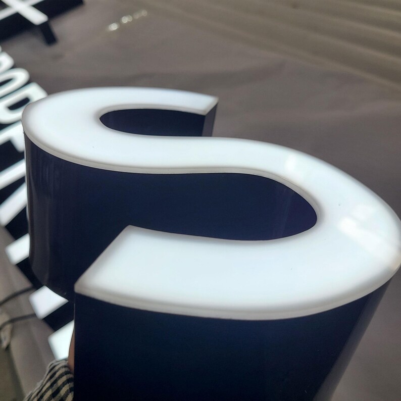 Custom Acrylic Channel Letters – Front-lit With Polished Edges ...