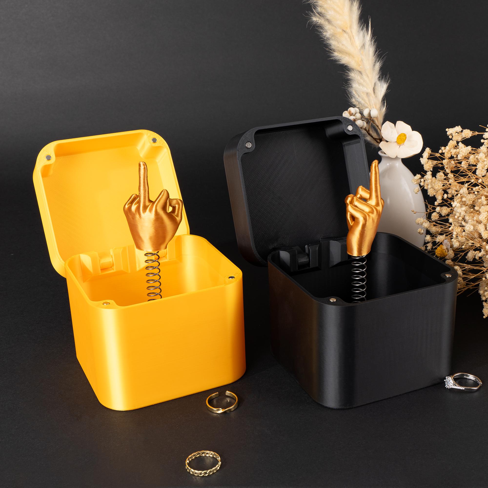 Customisable Middle Finger Large Box, Surprise Gift Box for Middle ...