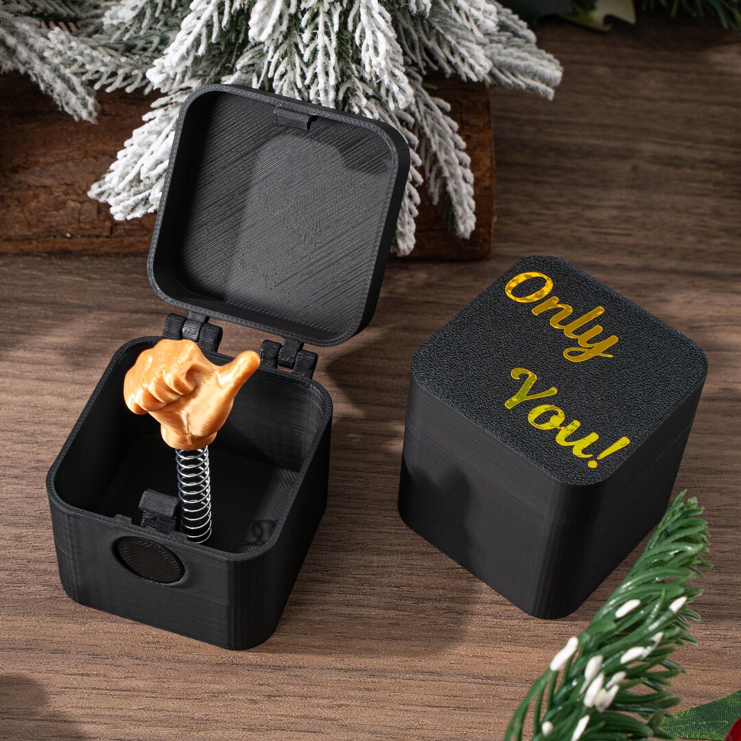 Personalized Surprise Thumbs up Finger in a Box, Trump Gift Box, A ...