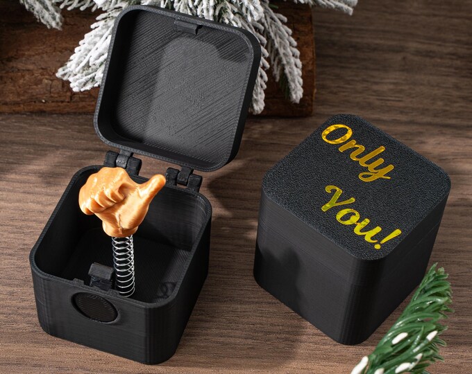 Personalized Surprise Thumbs up Finger in a Box, Trump Gift Box, A ...
