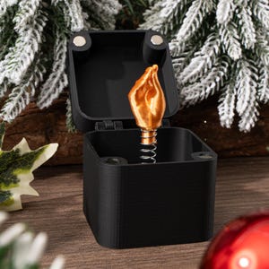 Personalized Middle Finger Box, Mischief Pops the Finger, Customized ...