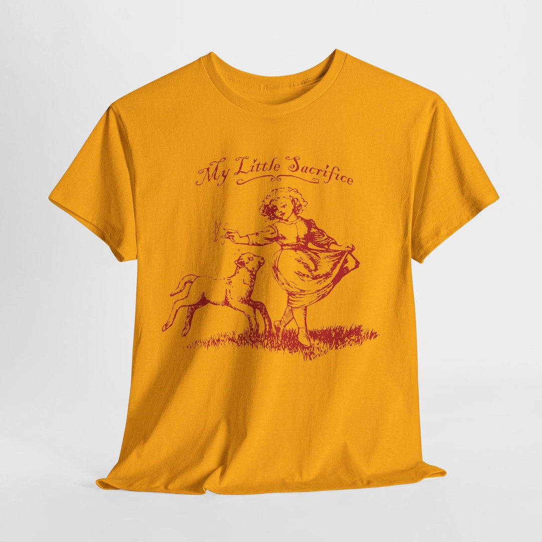 My Little Sacrifice - Gothic Vintage Dark Humor T-shirt, Graphic Unisex ...