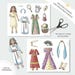 Paper Dolls Printable, Paper Cut Out Printable Dolls Craft, Bible Paper ...