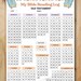 Bible Reading Tracker Kids, Daily Bible Study Planner, Christian ...