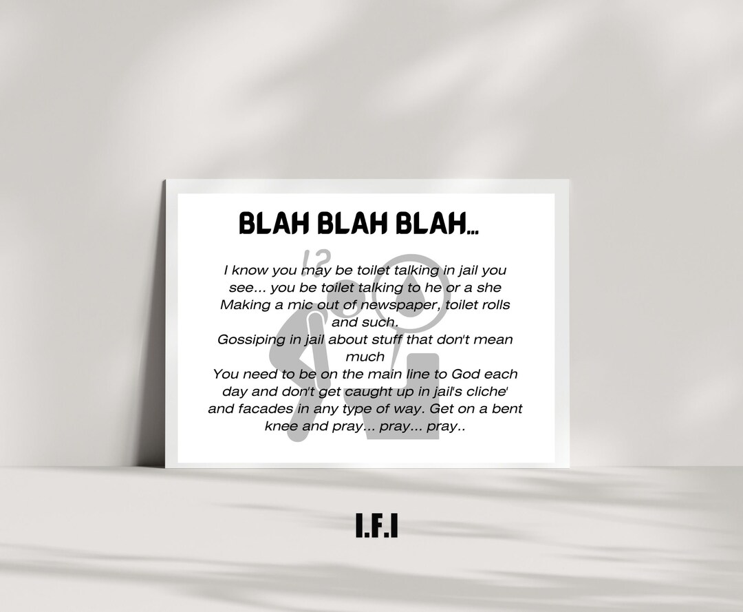 Printable Inspirational Greeting Card for Inmates Instant Download 7x5 ...