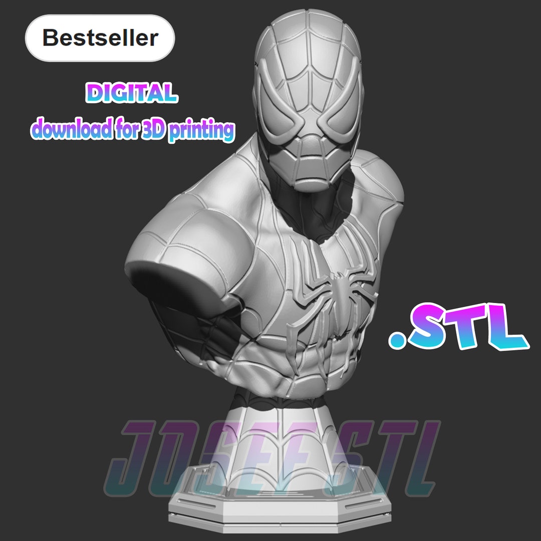 Marvel, Spider-man Figures, STL File 3D Digital Printing, STL File for ...