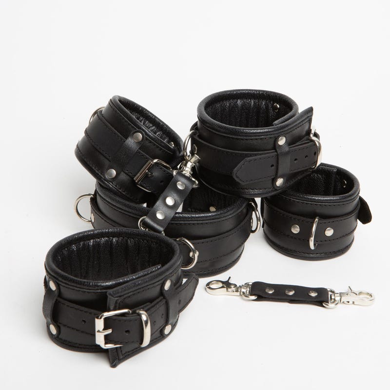 Leather Suspension Cuffs - Etsy