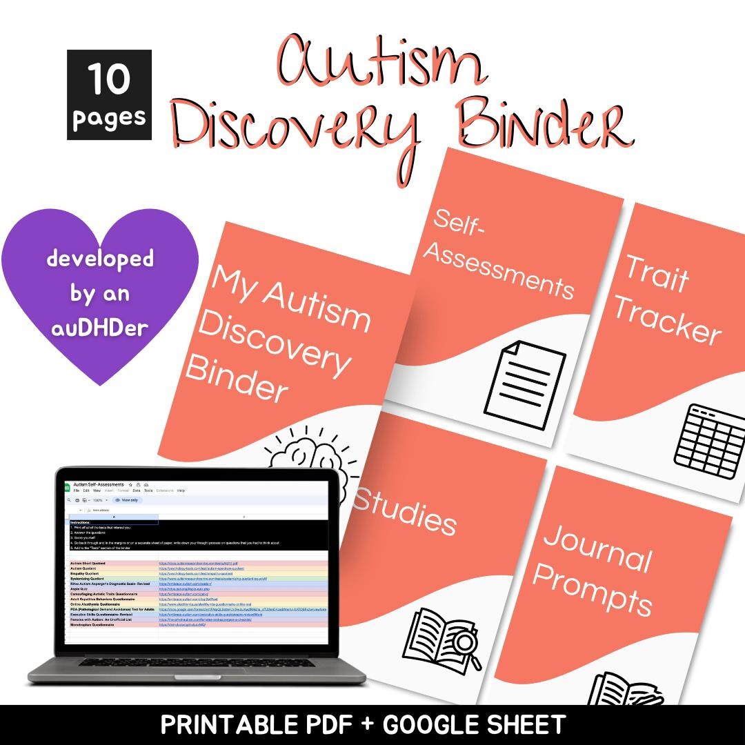 Autism Discovery Binder google Drive & PDF - Etsy