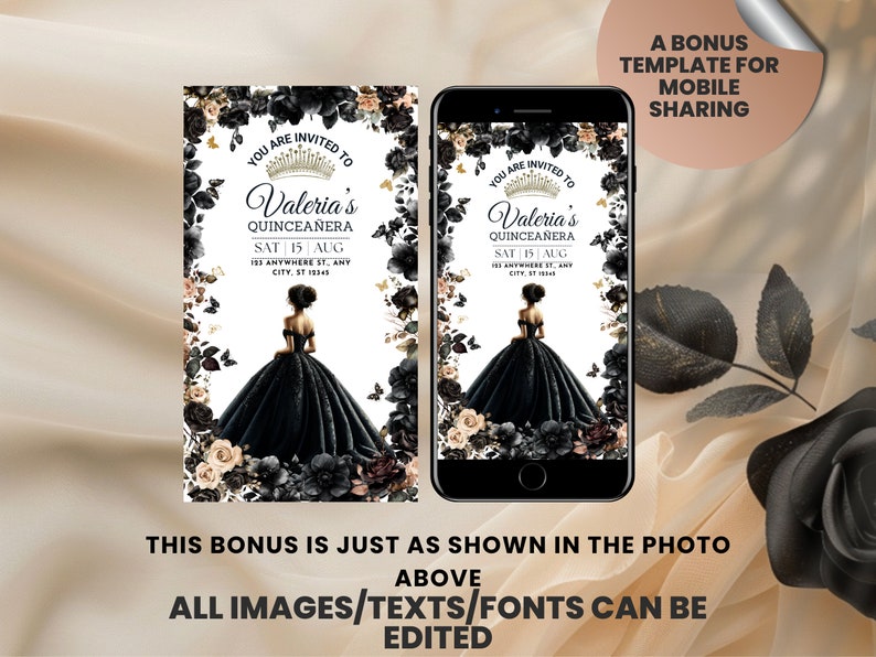 Quinceanera Program Invitation, Quinceanera Invites for Mis Quince Anos ...