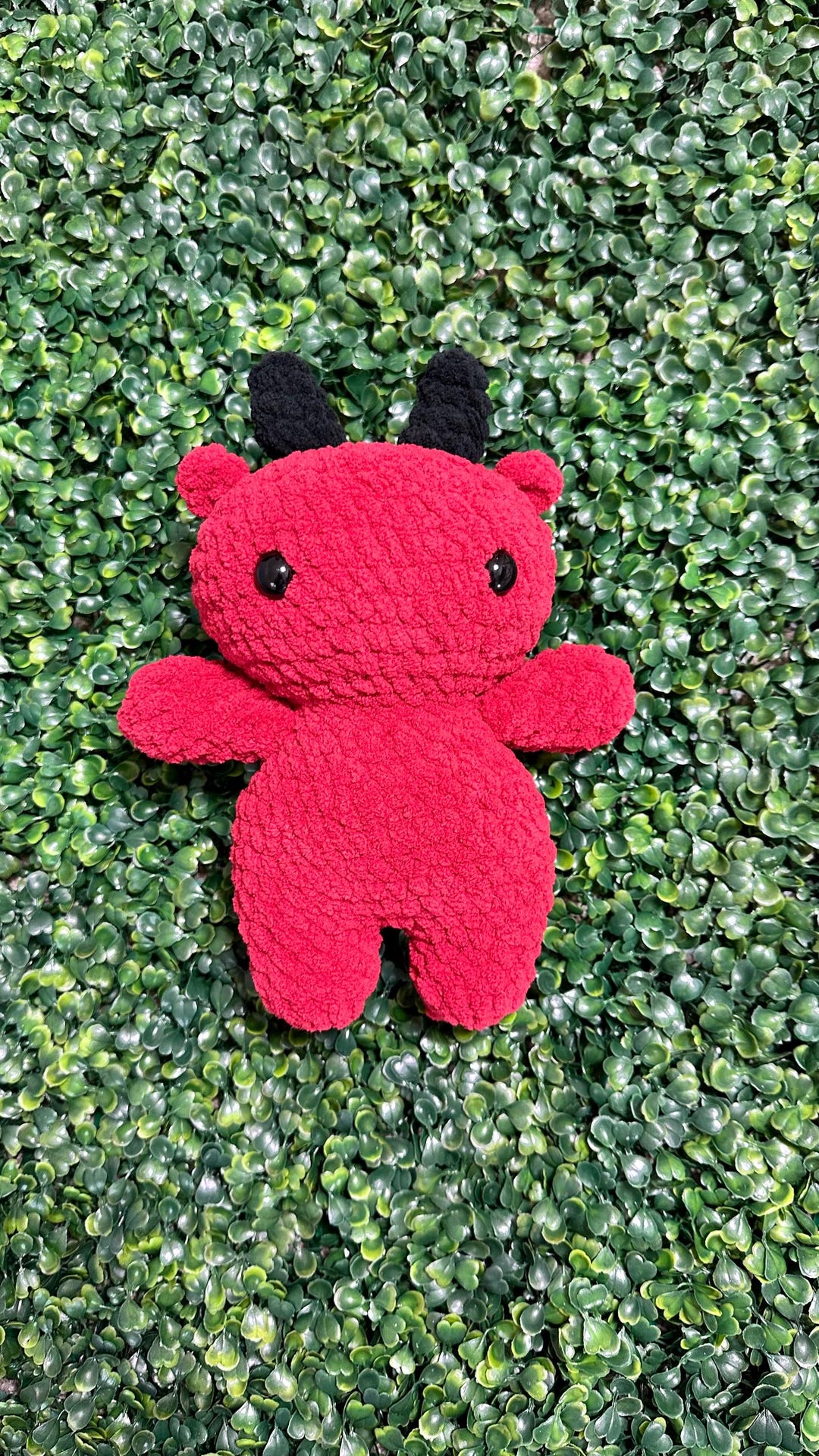 Handmade Crochet Devil Plushie - Etsy