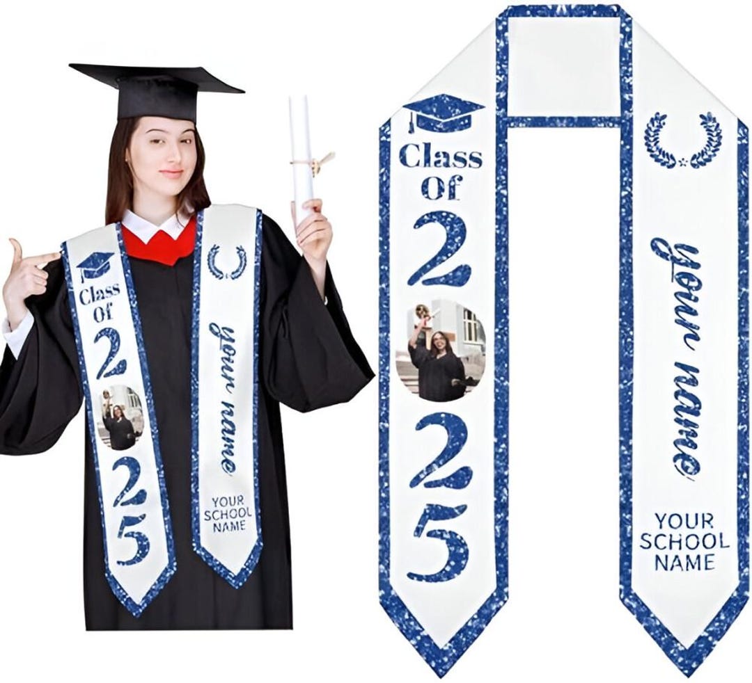 Custom Graduation Stoles for Graduation 2025,personalized Graduation ...