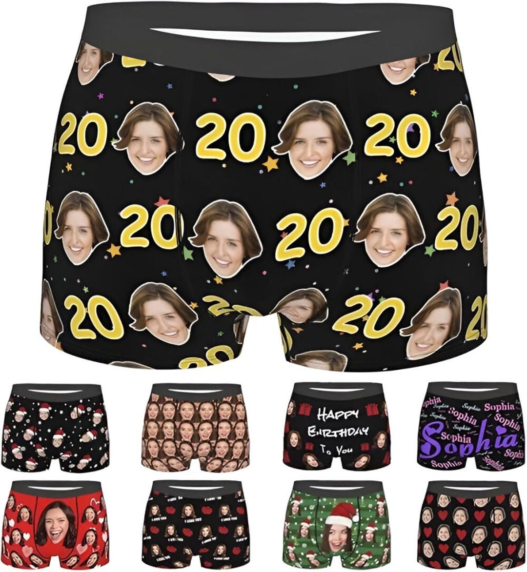 Custom Boxers, Personalized Boxers for Husband/boyfriend,anniversary ...