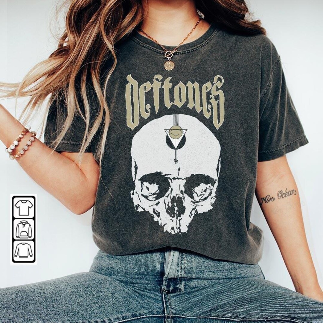 Deftones Music Shirt, White Pony Album Tee 1, Deftones Tour Concert ...