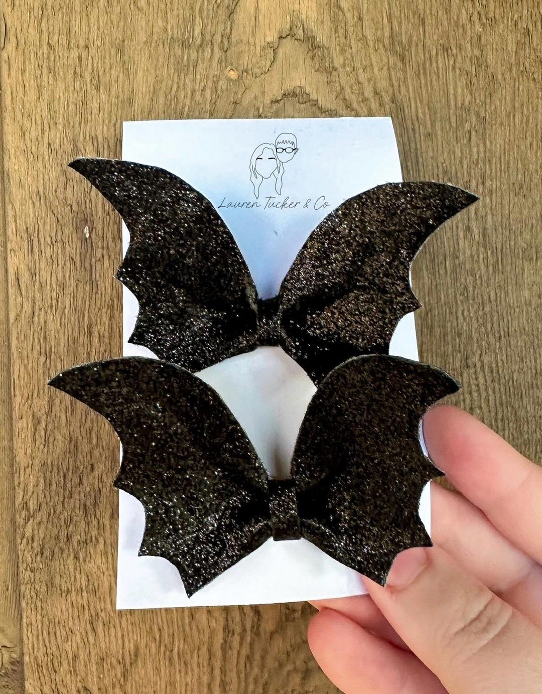 Bat Wing Bows | Faux Leather | Halloween | Hair Bows - Etsy