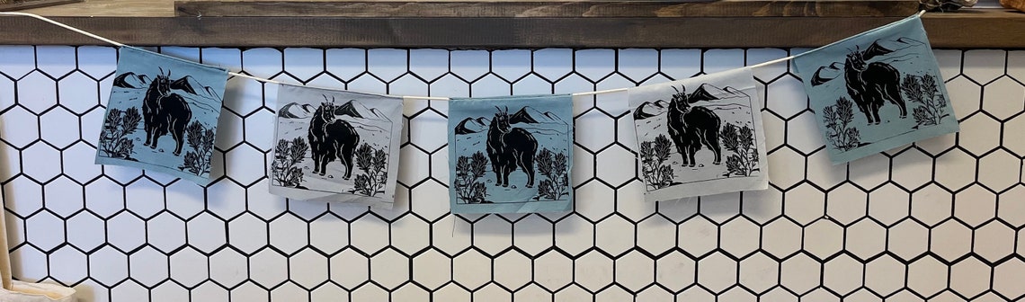 Mountain Goat Camp Flags - Etsy