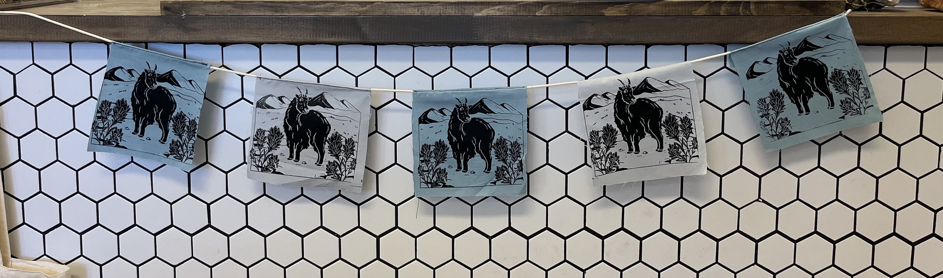 Mountain Goat Camp Flags - Etsy