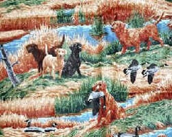Hunting Dog Fabric | Etsy