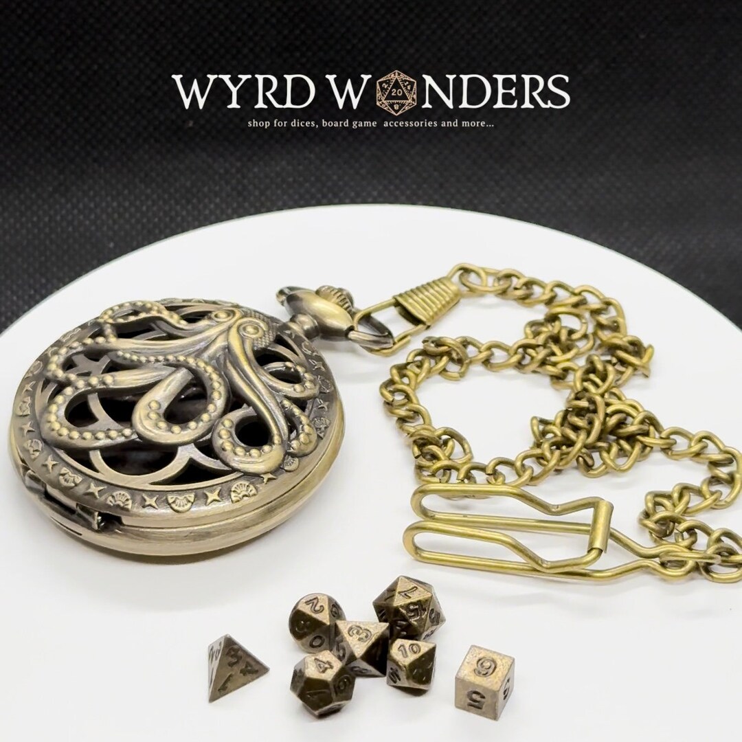 Set of Mini Dice in Pocket Watch CALL OF CTHULHU - Etsy