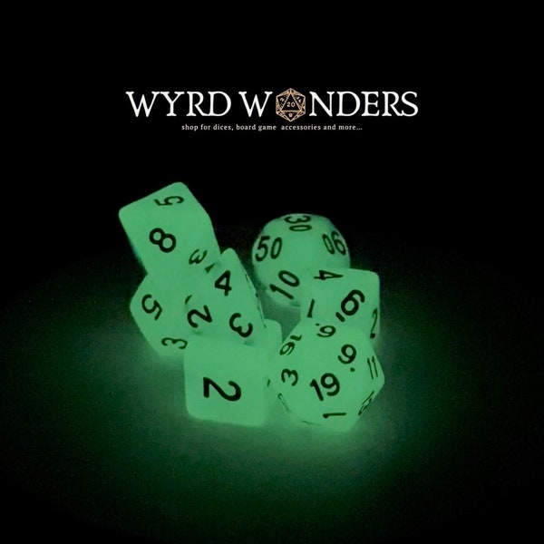 Glowing Dice - Etsy