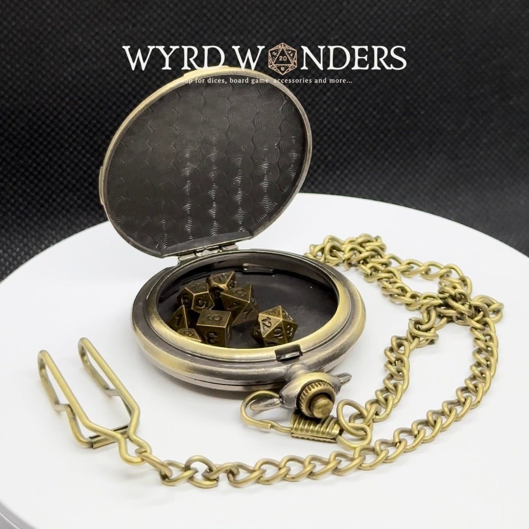 Set of Mini Dice in Pocket Watch Steampunk - Etsy