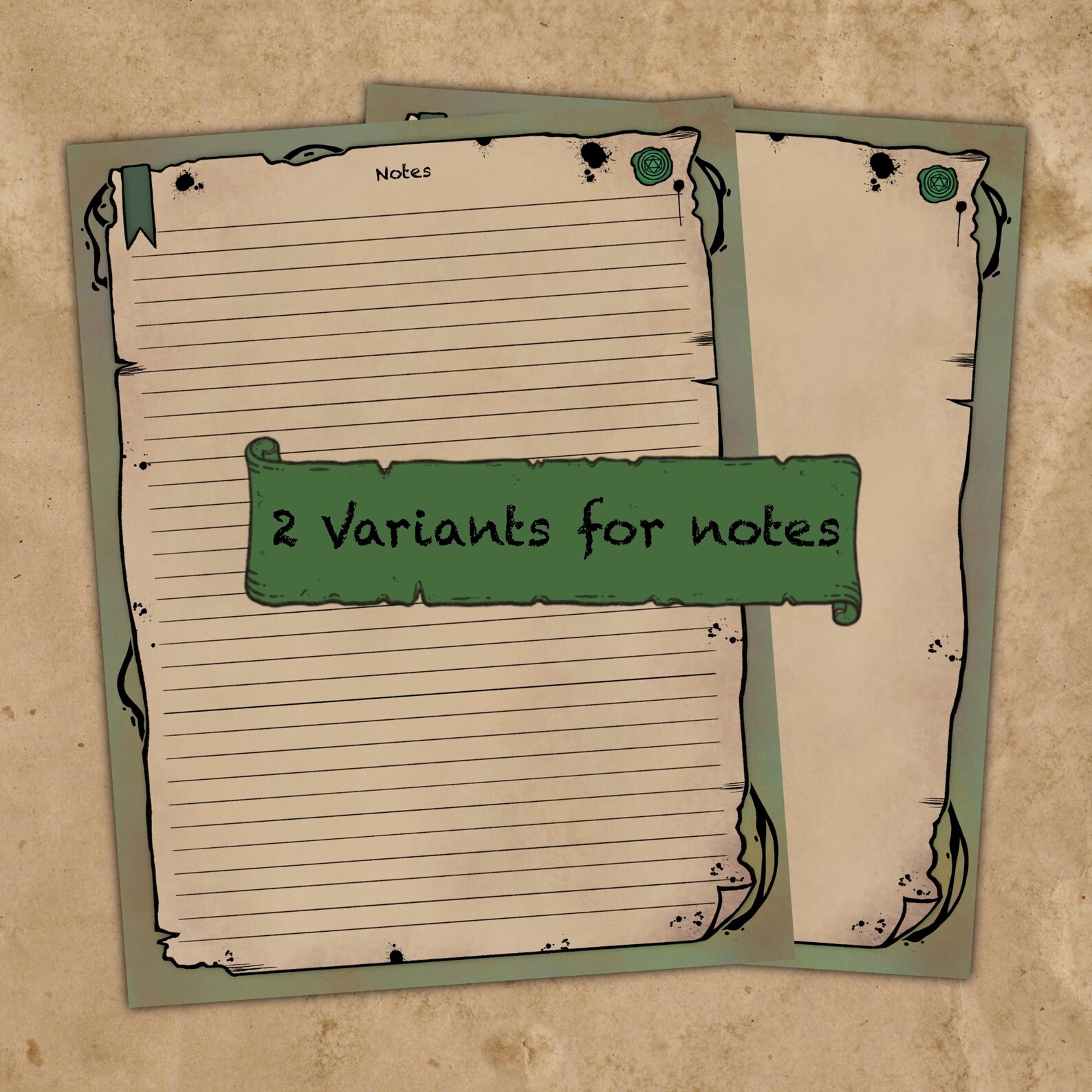 Dnd Ink Splash Character Sheet Printable PDF - Etsy UK