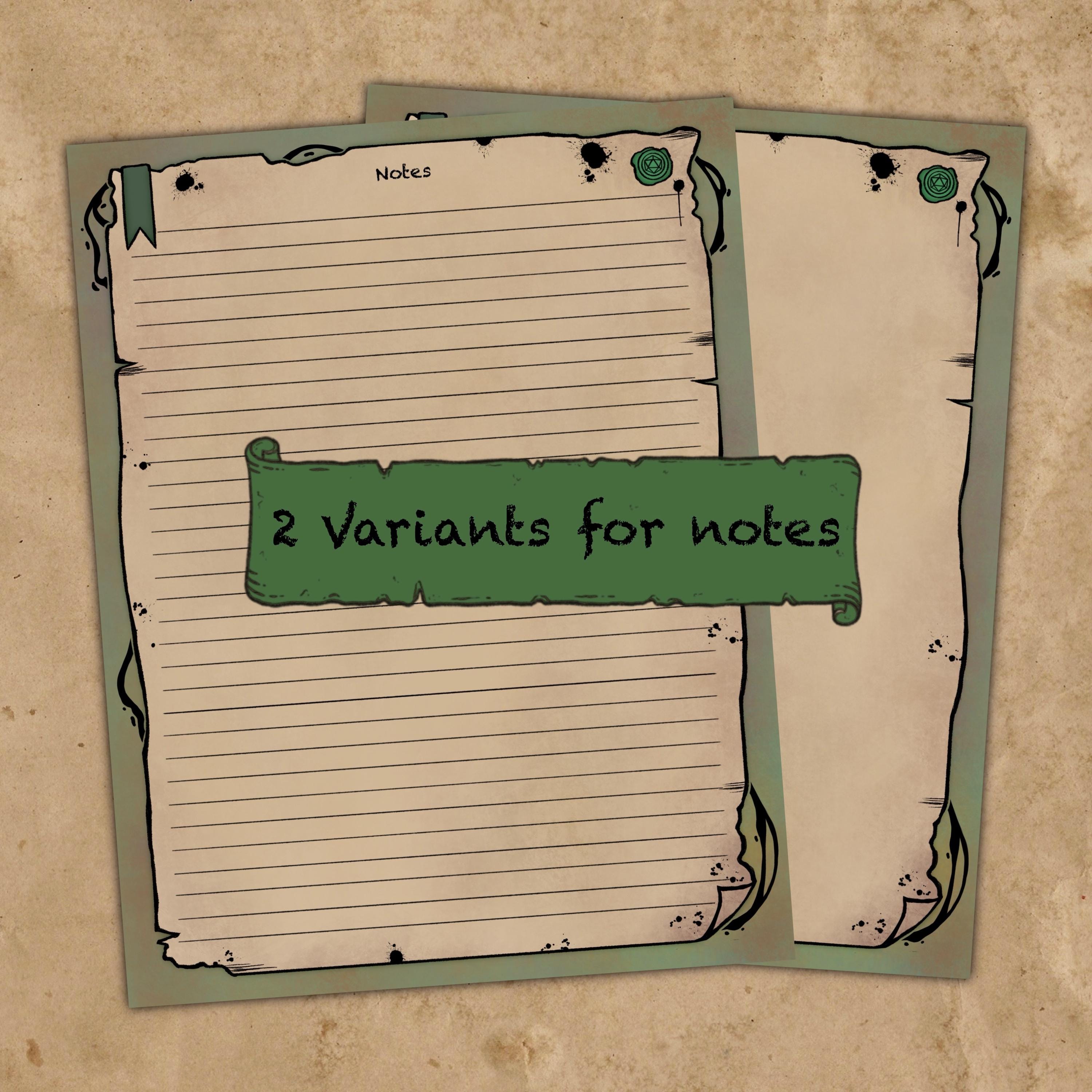 Dnd Ink Splash Character Sheet | Printable PDF - Etsy