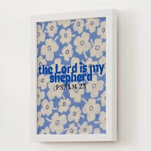 Psalm 23 Poster - Etsy
