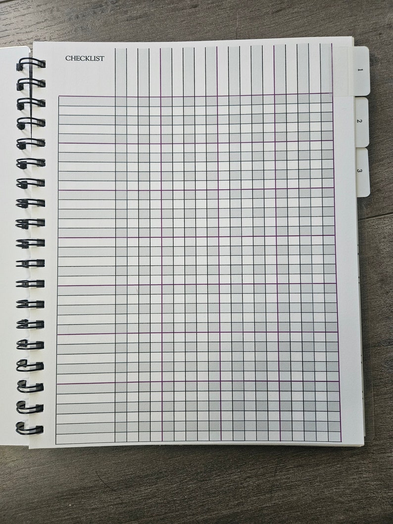 Teacher Gradebook With Tabs/customizable/record Keeping Planner With ...