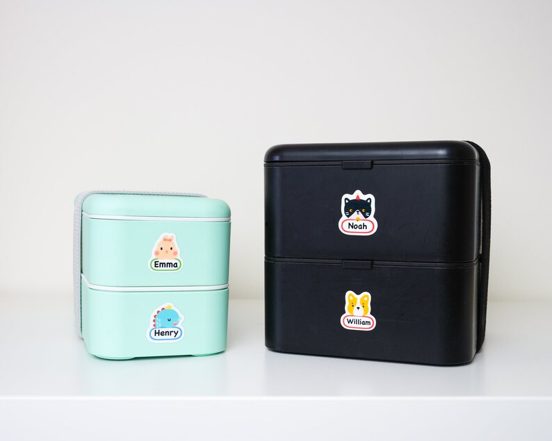 Custom Kids School Label for Car Lovers Cute Waterproof Sticker Set ...