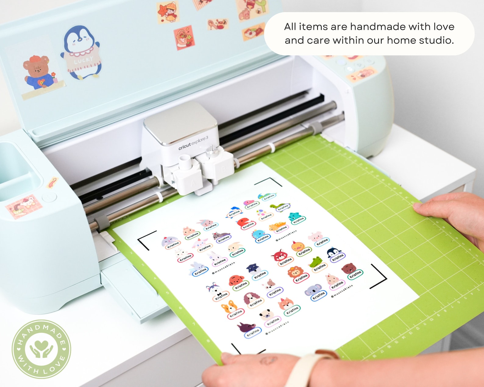 Custom Kids School Label for Car Lovers Cute Waterproof Sticker Set ...