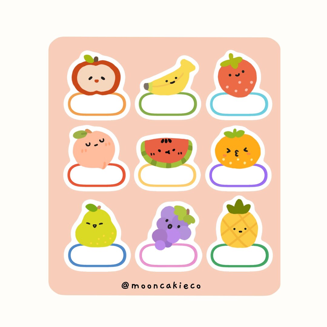 Cute Fruit Themed Write-on Name Labels | School Stickers, Daycare ...