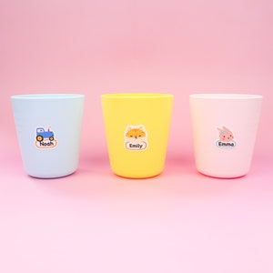 Custom Kids School Label for Car Lovers | Cute Sticker Set | Kids Name ...