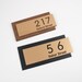 Personalised Modern Contemporary House Door Sign ,laser Acrylic ...