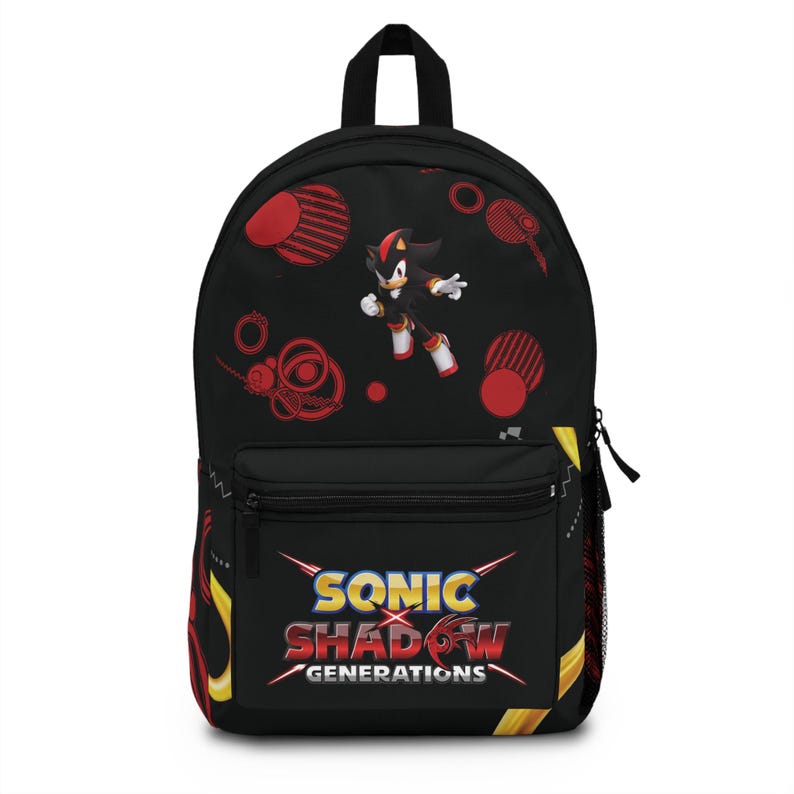 Sonic X Shadow Generations Backpack, School Bag, Bookbag, Gamer Gift ...