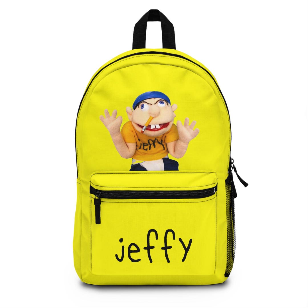 Jeffy SML Backpack for Kids, Cartoon Character Bag, School Backpack ...